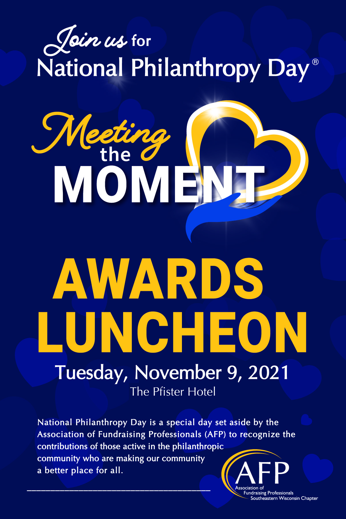 AFP Southeastern Wisconsin | National Philanthropy Day Awards Luncheon ...